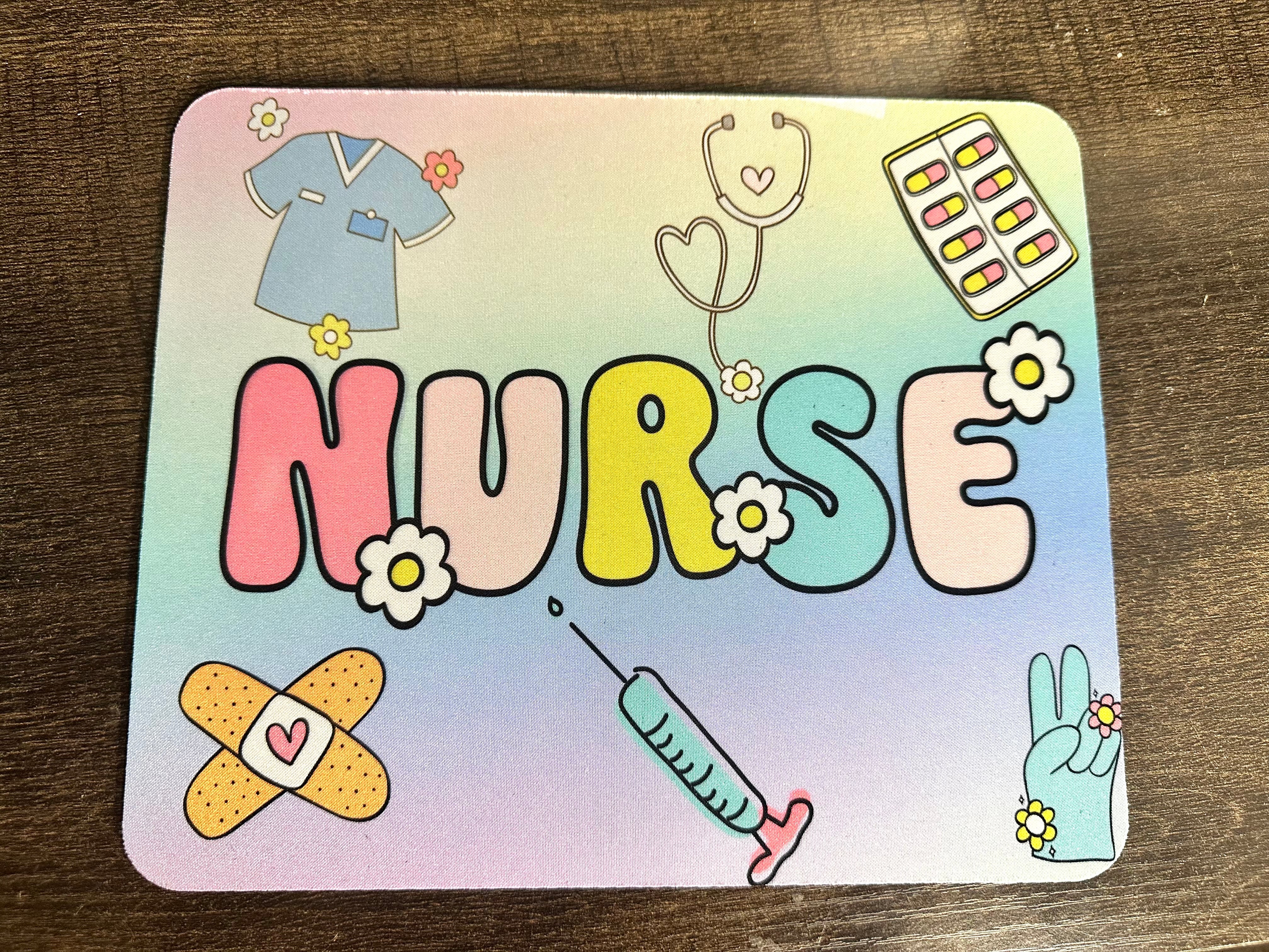 🌼 Nurse Mouse Pad – Lakota Jade Designs